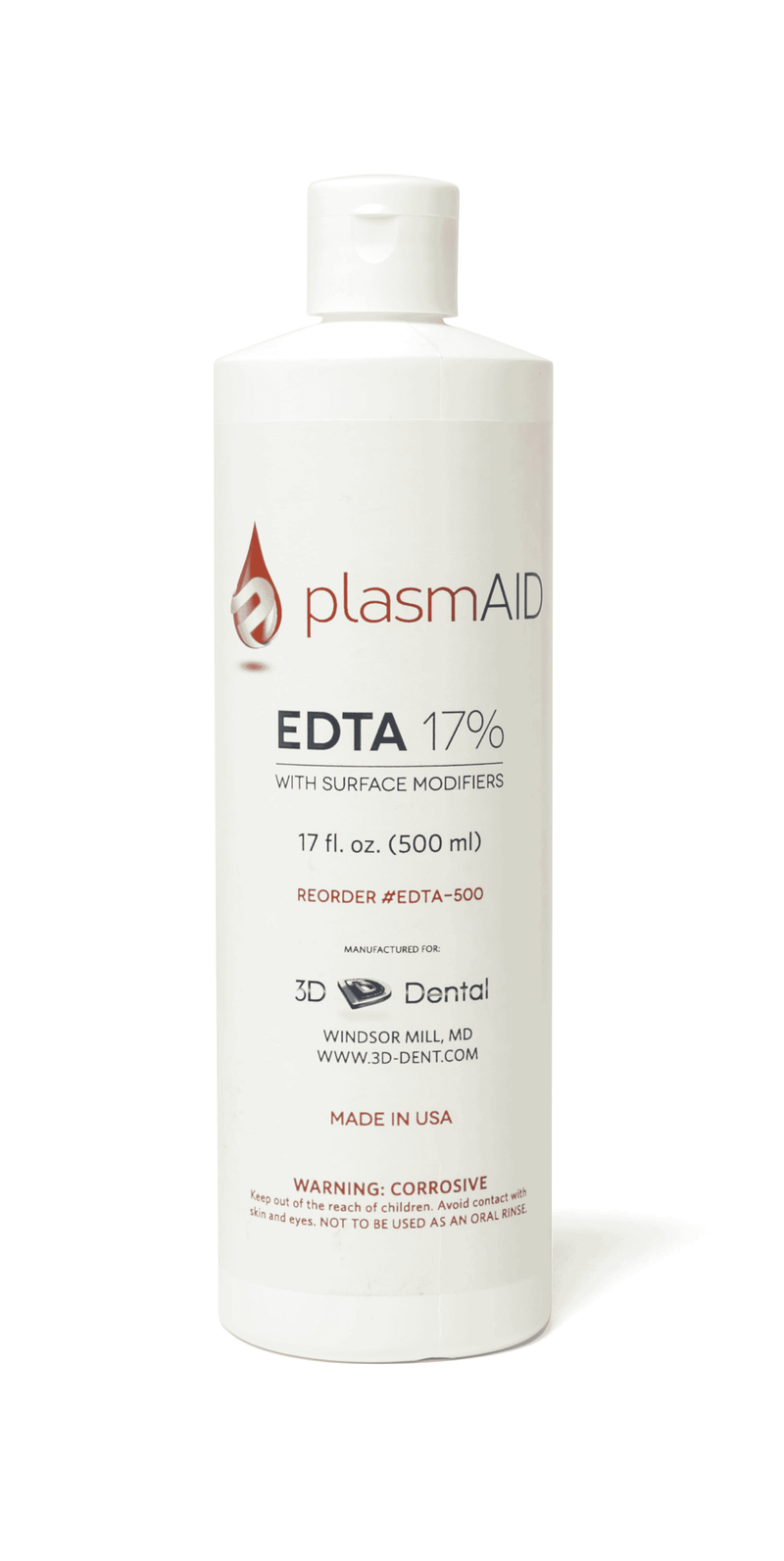 EDTA Solution 17% 500ml – Curio.Dental