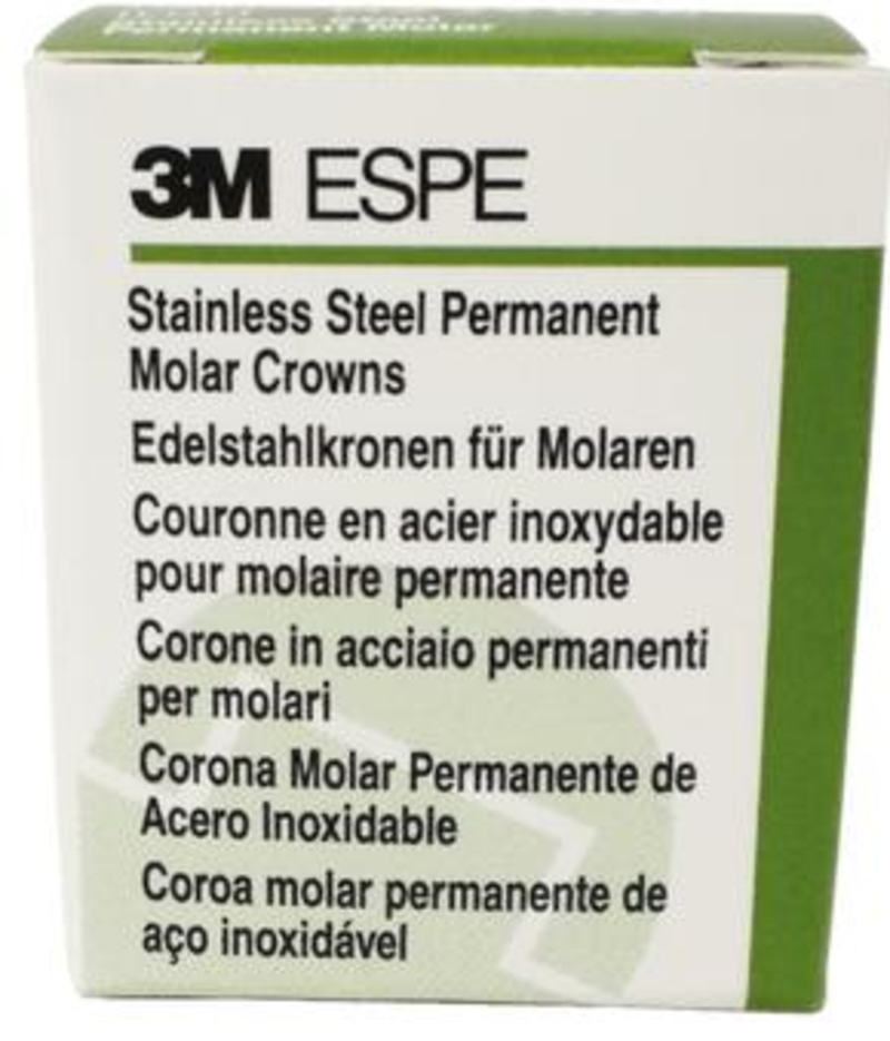 Ion Nichro SS Permanent Molar Crown Kit 96/Pk – Curio.Dental