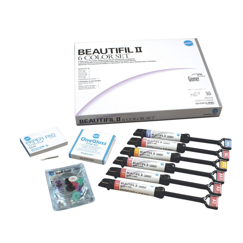 Beautifil II Syr 6 Color Set – Curio.Dental