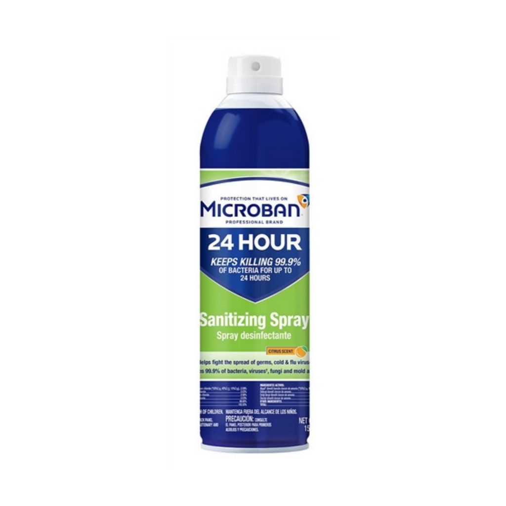Microban Sanitizing Aerosol Spray 15oz – Curio.Dental