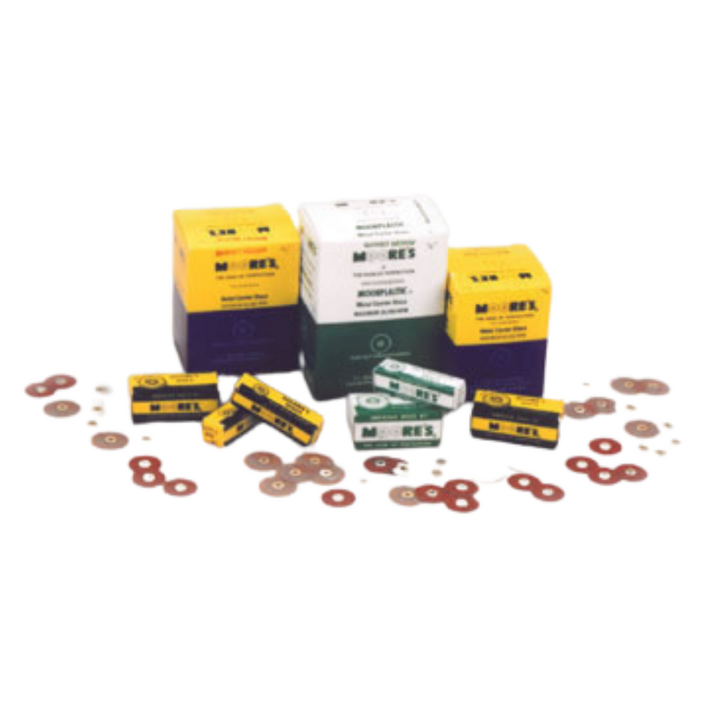 Plastic Discs Brass Center Garnet 200/Pk – Curio.Dental