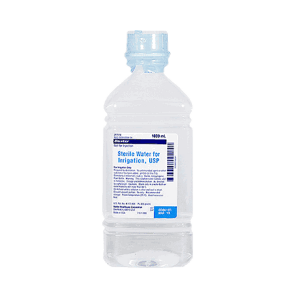 Sterile Water for Irrig 1000mL 12/Cs – Curio.Dental