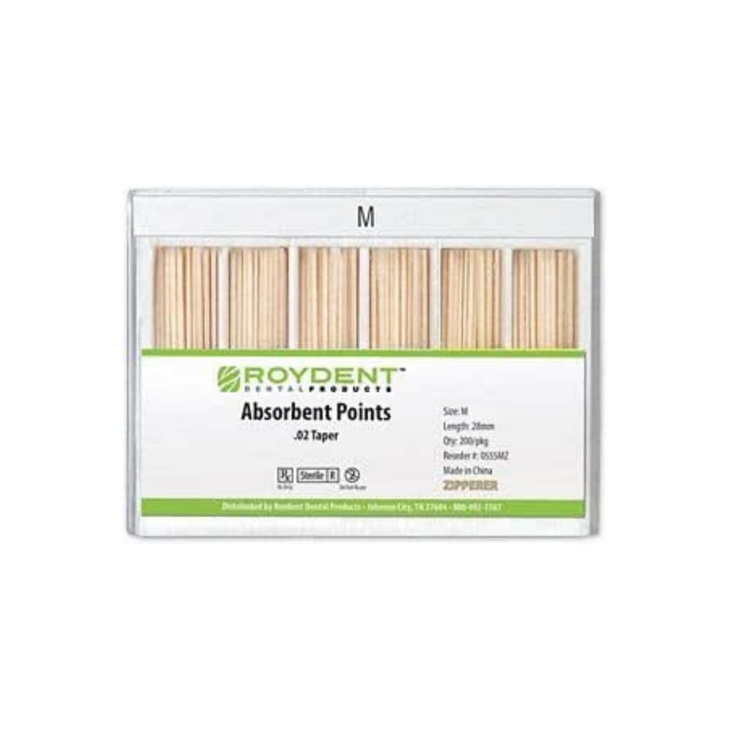 Absorbent Paper Points Bulk - Roydent – Curio.Dental