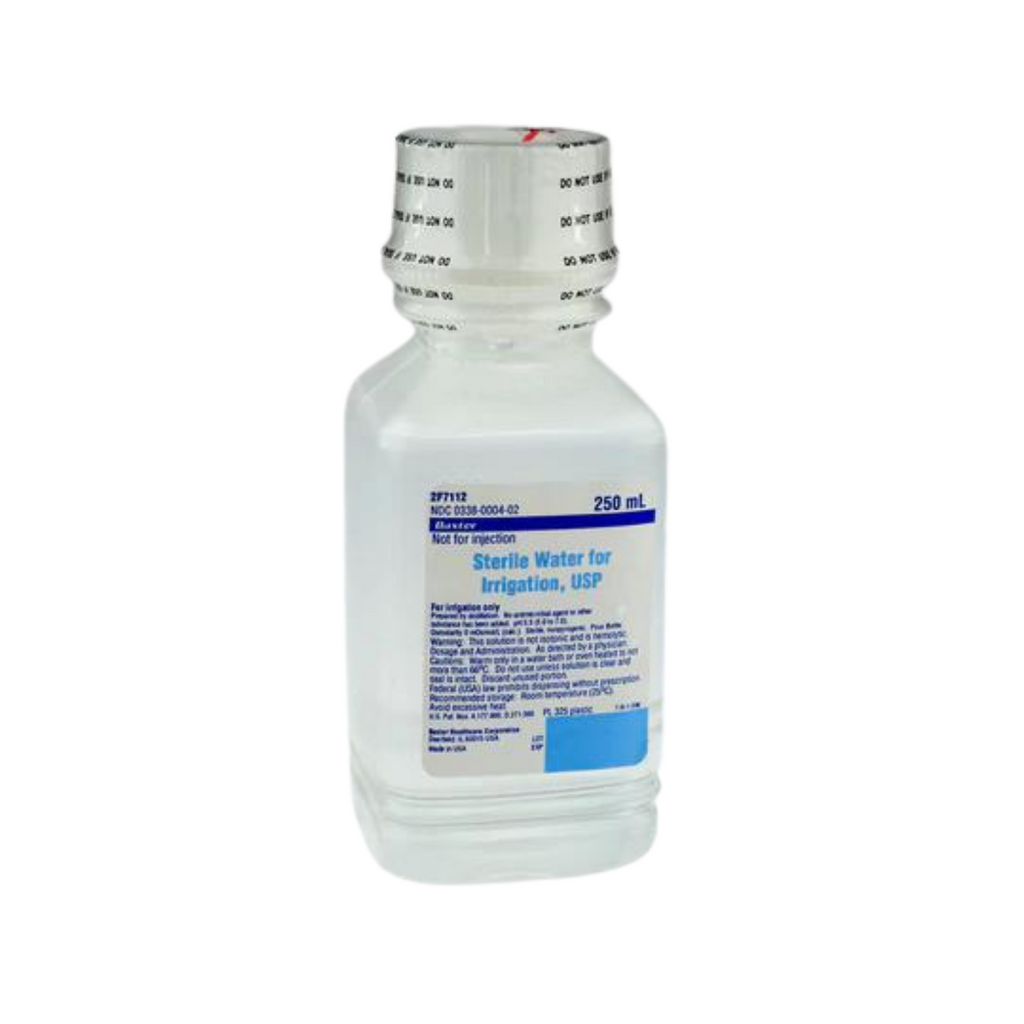 Sterile Water for Irrig 250mL 24/Cs – Curio.Dental