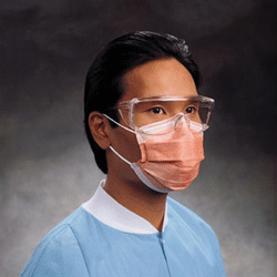 Fluidshield Wraparound Visor Earloop Masks White 50/Bx – Curio.Dental