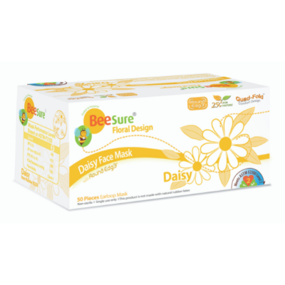 BeeSure Earloop Masks Floral 50/Bx – Curio.Dental