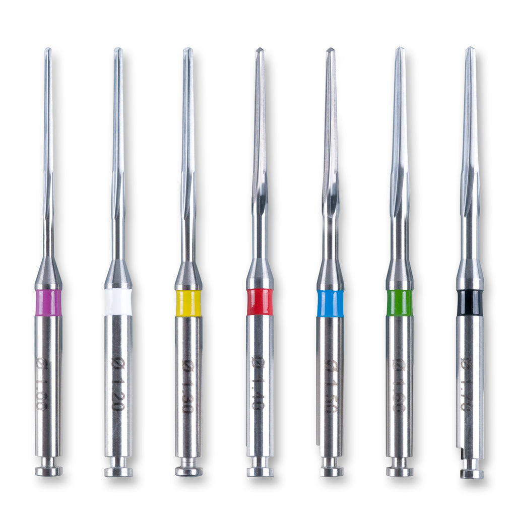Glass Fiber Posts Cylindro-conical Drills 4/Pk – Curio.Dental